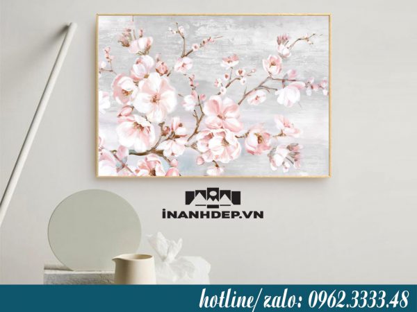 TRANH HOA ĐÀO - Ý nghĩa phong thủy, cách treo và địa chỉ bán uy tín